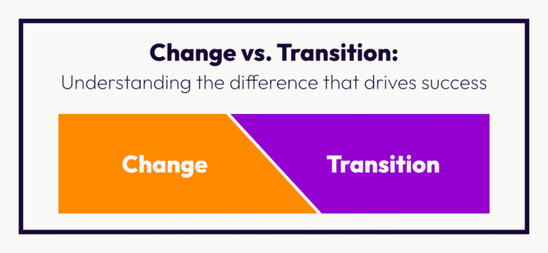 Change Vs. Transition: Understanding the Difference That Drives Success ...